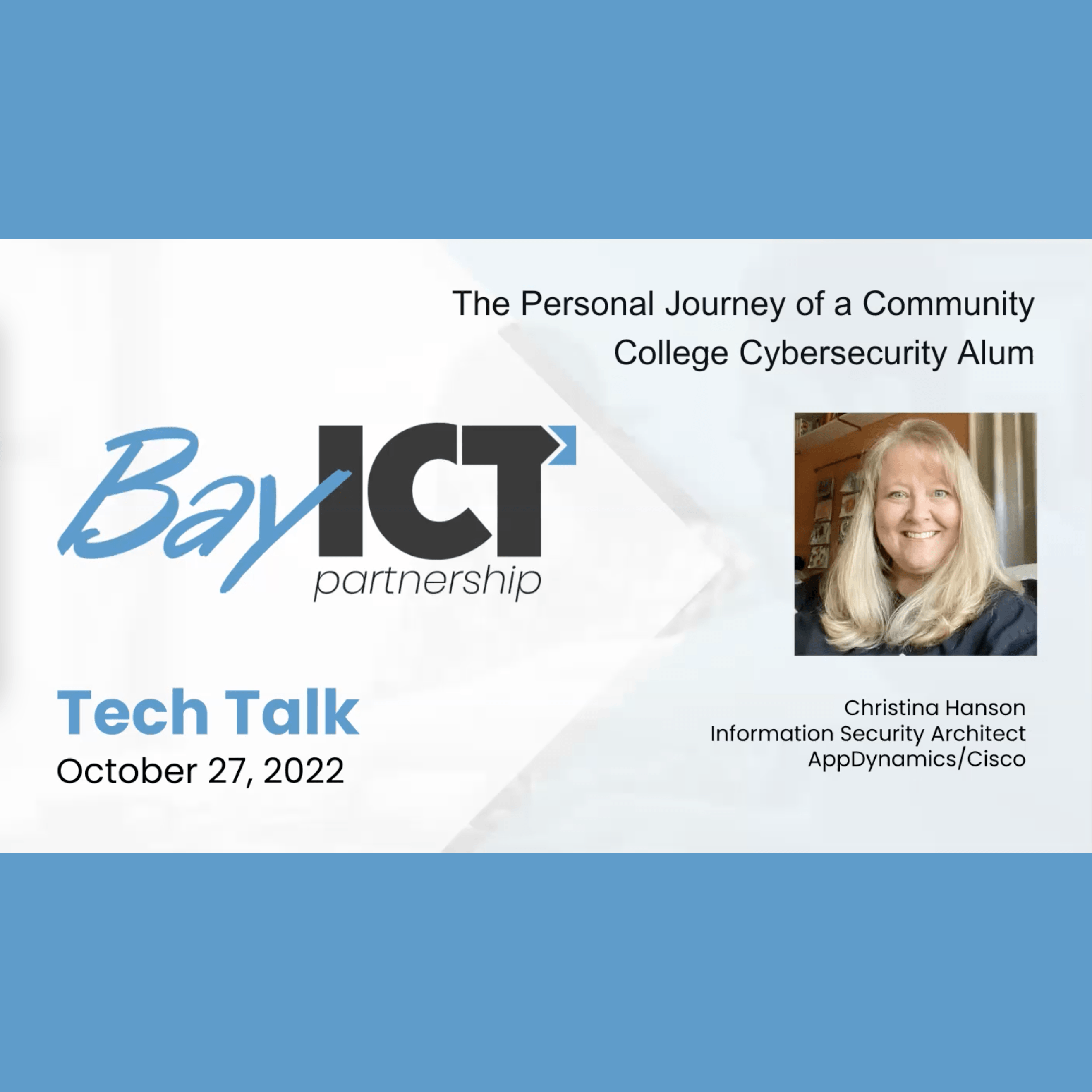 October Tech Talk - Bay Area Community College Consortium