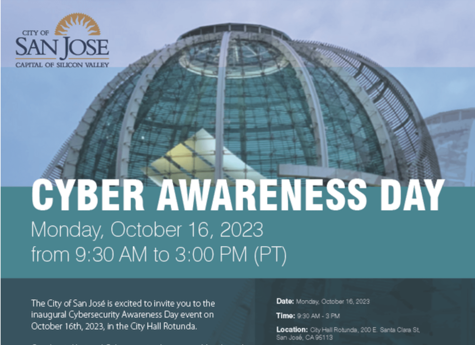 San José's Inaugural Cyber Awareness Day - Bay Area Community College ...